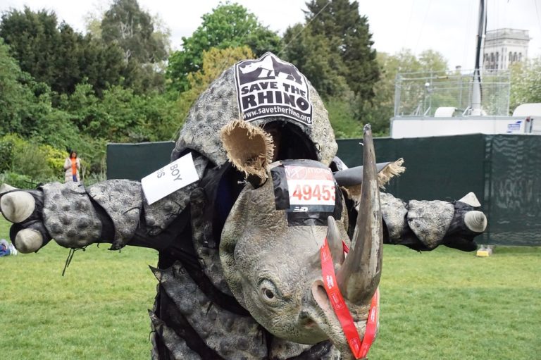 Rhino runners mark London Marathon day | Save the Rhino International
